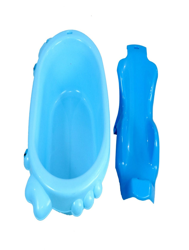 Dolphin Bath Tub With Sling & BALLS - Blue – FirstCrawl